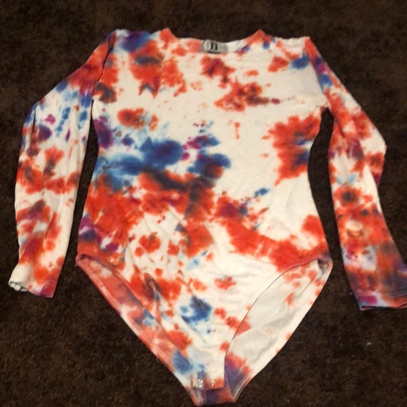 One Step Ahead | Tops | The Dye Body Suit | Poshmark